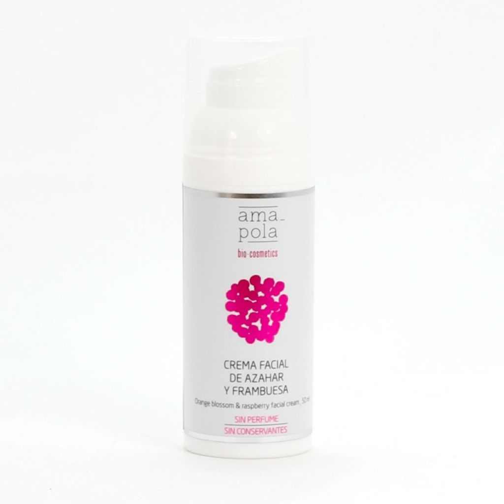 Crema Facial de Azahar y Frambuesa 50ml